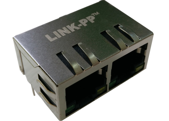 XFVOIP5E-CLxu2-4MS POE Rj45 듀얼포트 Pinout 10/100Base-T W/LED