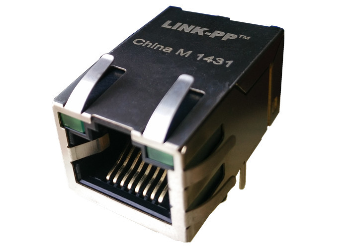 Wienet UMS에 HFJT1-E1G41-L11RL 10p10c 기가비트 이더네트 Rj45 연결관은 전환합니다